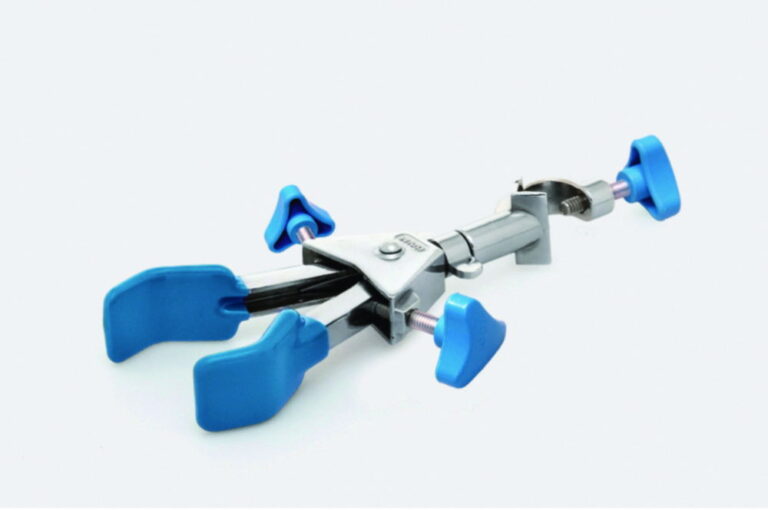 ISOLAB Universal Clamp, 250 mm, 2 Prongs, Jaw Width 0.50 mm, Brackets ...